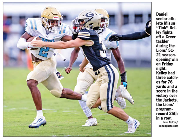 Simons stands out in Lions’ record-breaking win over Greer