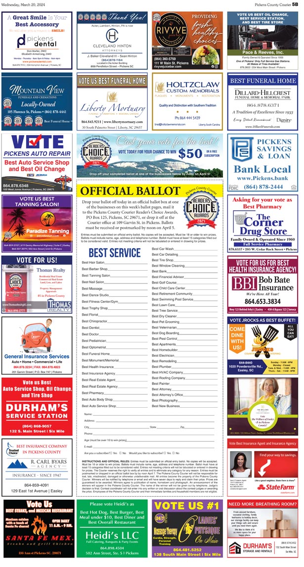 TIME TO CAST YOUR VOTE!!