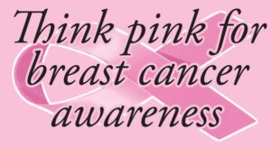 Think pink for breast cancer awareness